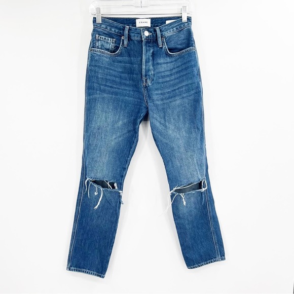 Frame Denim | Jeans | Frame Le Original Triple Needle Ripped Straight ...